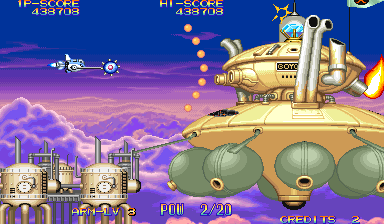 Screenshot of Eco Fighters (Arcade, 1994) - MobyGames