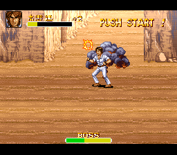 Screenshot of Kamen Rider (SNES, 1993) - MobyGames