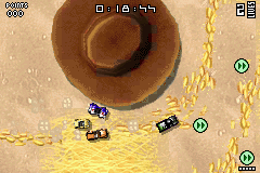 Screenshot of Micro Machines (Game Boy Advance, 2003) - MobyGames