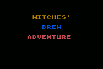 Screenshot of Witches' Brew Adventure (Atari 8-bit, 1982) - MobyGames