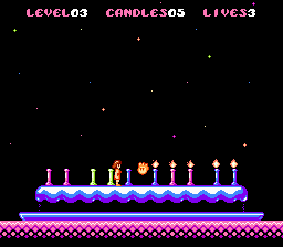 Screenshot of Blow'em Out! (NES, 2014) - MobyGames