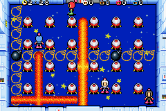Screenshot of Bomberman Jetters: Densetsu no Bomberman (Game Boy Advance, 2002) - MobyGames