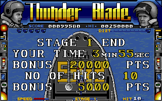 Screenshot of ThunderBlade (Amiga, 1987) - MobyGames