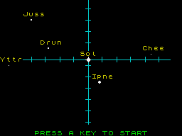 Screenshot of Planetfall (ZX Spectrum, 1983) - MobyGames