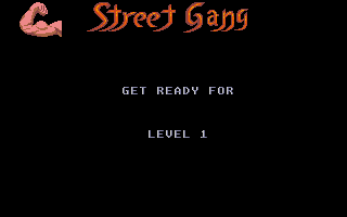 Screenshot of Street Gang (Amiga, 1987) - MobyGames