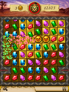 Screenshot of Super Jewel Quest (J2ME, 2008) - MobyGames