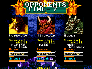 Screenshot of Mutant Fighter (Arcade, 1991) - MobyGames