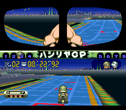 Screenshot of Bike Daisuki! Hashiriya Tamashī: Rider's-Spirits (SNES, 1994) - MobyGames