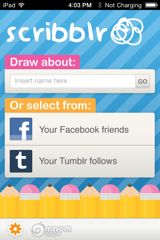 Screenshot of Scribblr (iPhone, 2011) - MobyGames