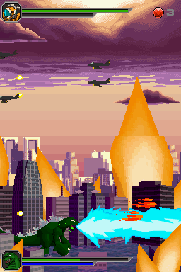Screenshot of Godzilla Unleashed: Double Smash (Nintendo DS, 2007 ...