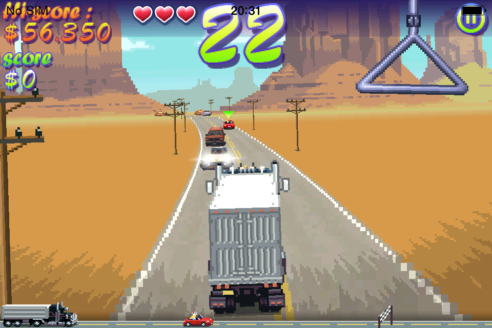 Screenshot of Truckers Delight (iPhone, 2010) - MobyGames