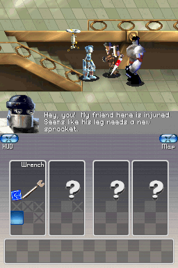 Screenshot of Robots (Nintendo DS, 2005) - MobyGames