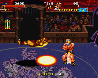 Screenshot of Mutant Fighter (Sharp X68000, 1991) - MobyGames