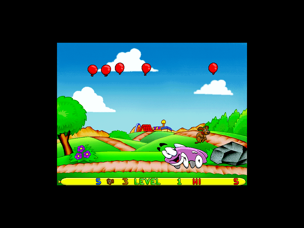 Screenshot of Putt-Putt and Pep's Balloon-o-Rama (Windows, 1996) - MobyGames
