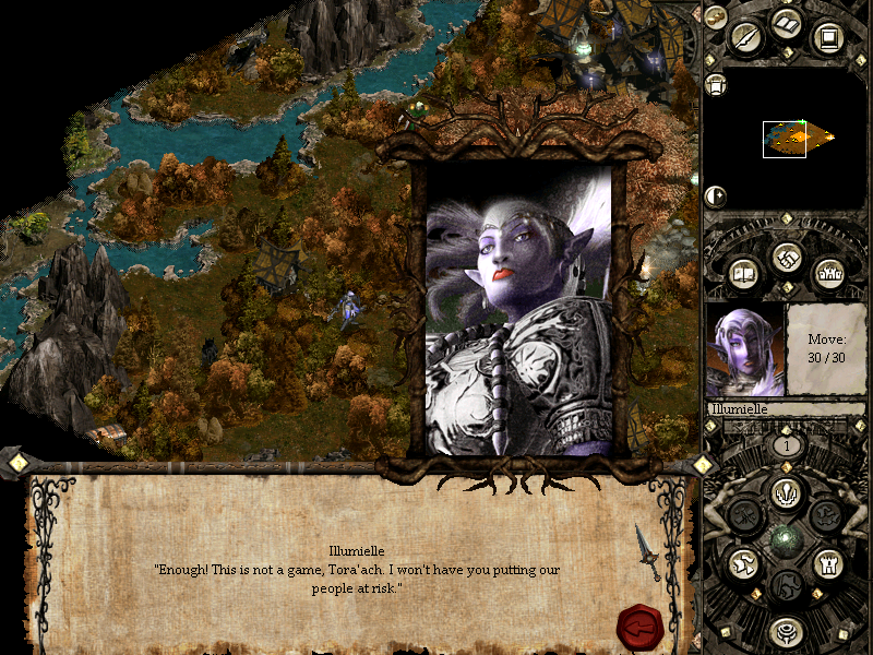 Screenshot of Disciples II: Rise of the Elves (Windows, 2003) - MobyGames