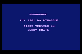 Moonprobe (1981) - MobyGames