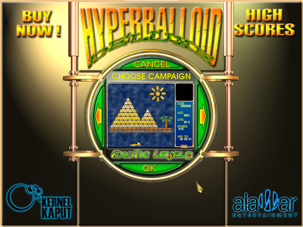 Screenshot of Hyperballoid Deluxe (Windows, 2004) - MobyGames
