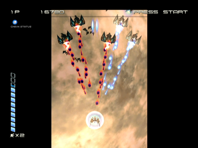 Screenshot of Ikaruga (GameCube, 2001) - MobyGames