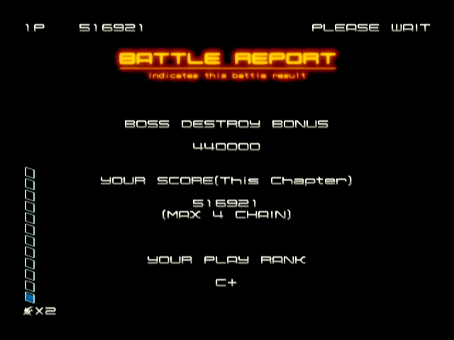 Screenshot of Ikaruga (GameCube, 2001) - MobyGames