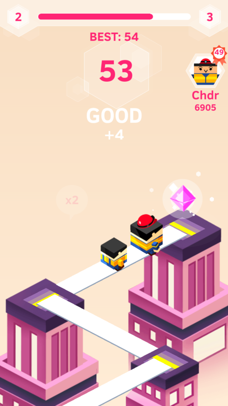 Screenshot of Sky Bridge (Browser, 2019) - MobyGames