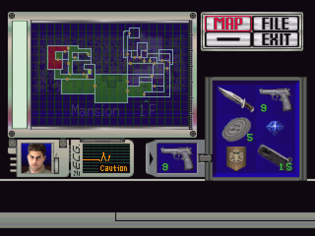 Screenshot of Resident Evil (Windows, 1996) - MobyGames