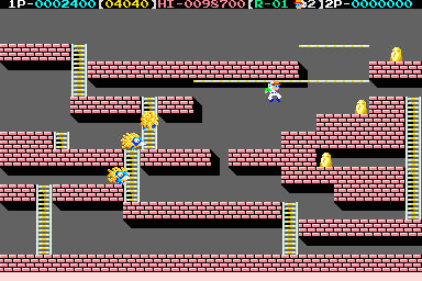 Screenshot of Lode Runner: Teikoku Karano Dasshutsu (Arcade, 1986 ...