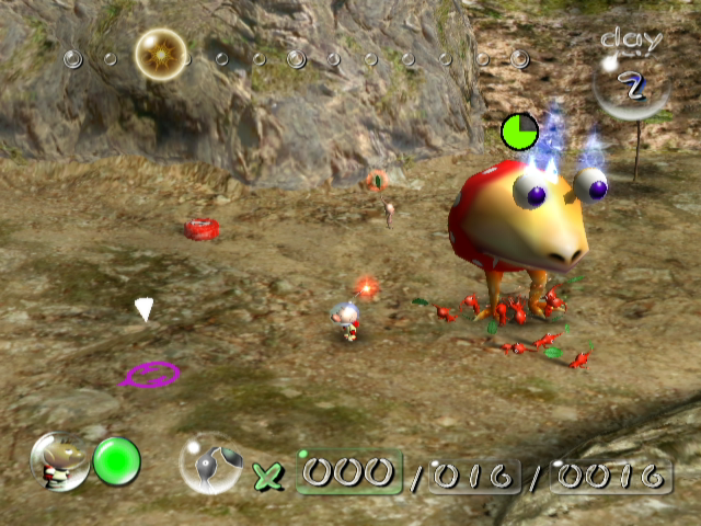 Screenshot of Pikmin (GameCube, 2001) - MobyGames