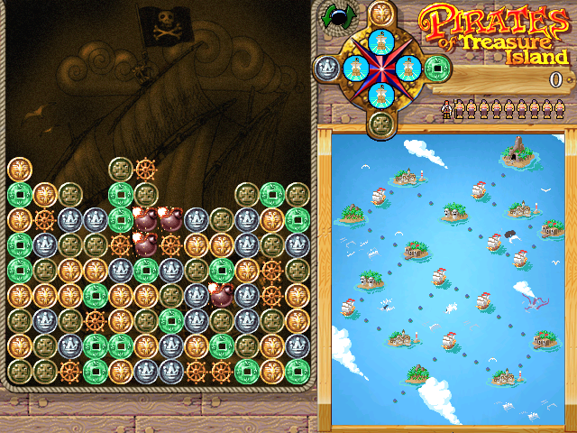 Screenshot of Pirates of Treasure Island (Windows, 2004) - MobyGames