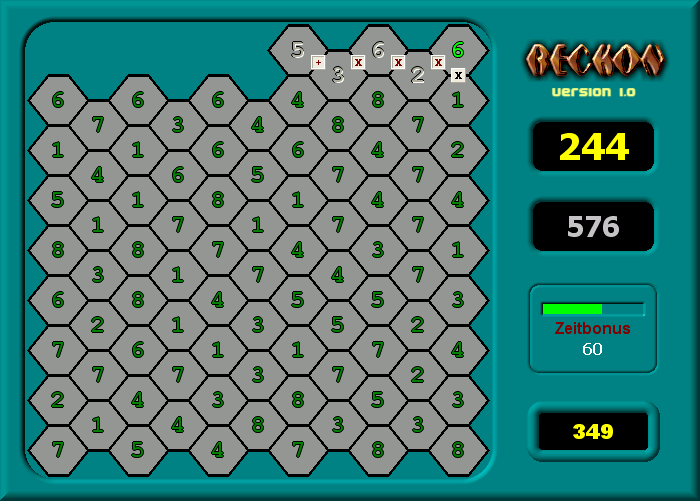 Reckon Attributes, Tech Specs, Ratings - MobyGames