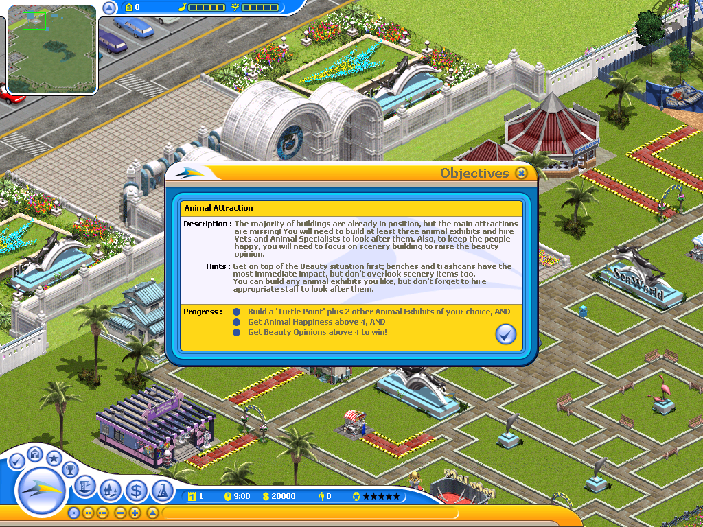 Screenshot of SeaWorld Adventure Parks Tycoon (Windows, 2003) - MobyGames