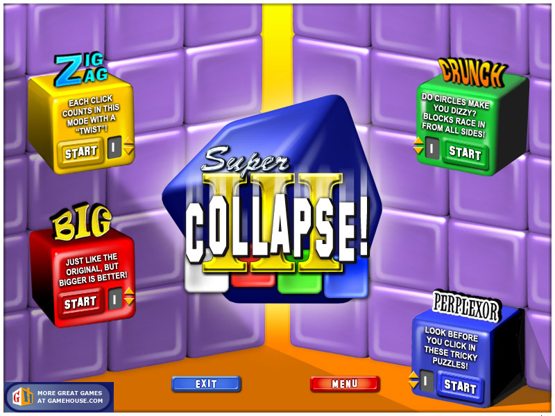 Screenshot of Collapse! Crunch (Windows, 2004) - MobyGames