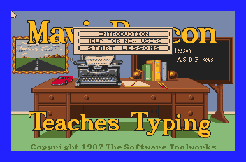Screenshot of Mavis Beacon Teaches Typing! (Apple IIgs, 1987) - MobyGames