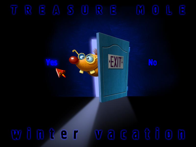 Screenshot of Treasure Mole: Winter Vacation (Windows, 2004) - MobyGames