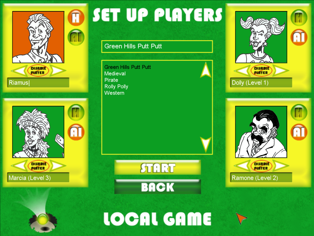 Screenshot of Ultimate Mini Golf Designer Deluxe Suite (Windows, 2004 ...