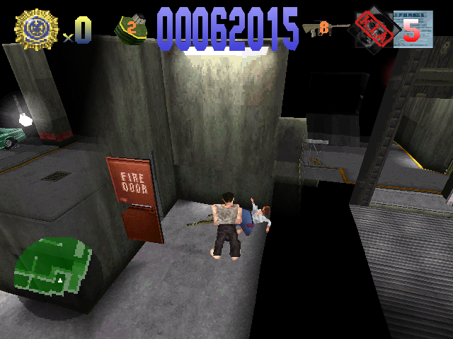 Screenshot of Die Hard Trilogy (PlayStation, 1996) - MobyGames