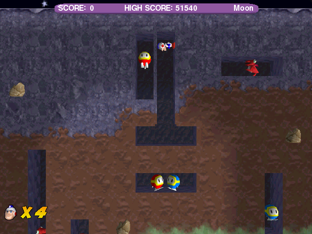 Screenshot of Dig Dug Deeper (Windows, 2001) - MobyGames