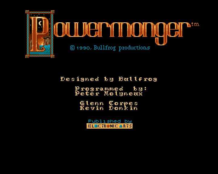 Screenshot of PowerMonger (Amiga, 1990) - MobyGames
