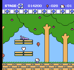 Screenshot of Balloon Kid (NES, 1990) - MobyGames