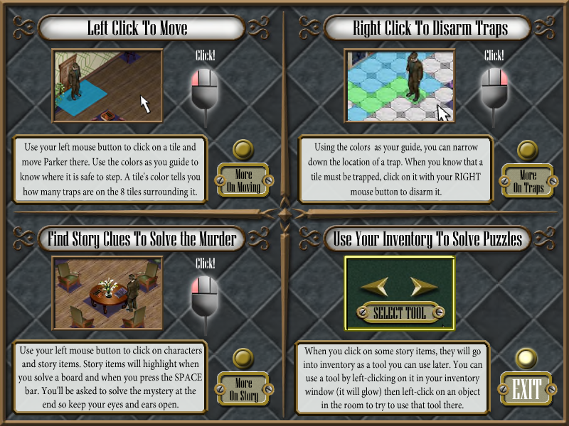 Screenshot of Inspector Parker in Betrapped! (Windows, 2004) - MobyGames