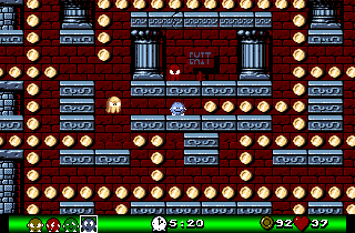 Screenshot of Pac-in-Time (Amiga, 1993) - MobyGames