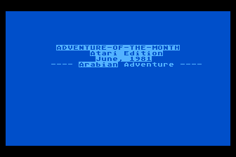 Arabian Adventure (1981) - MobyGames