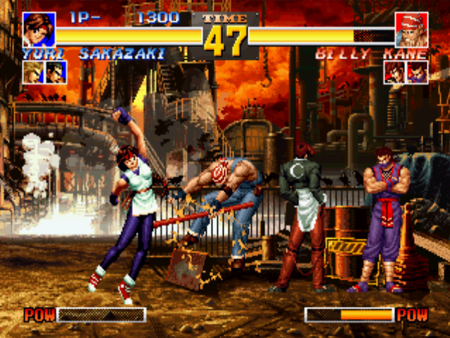 Screenshot of The King of Fighters '95 (PlayStation, 1995) - MobyGames