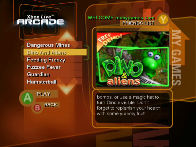 Screenshot of Dino and Aliens (Xbox, 2004) - MobyGames