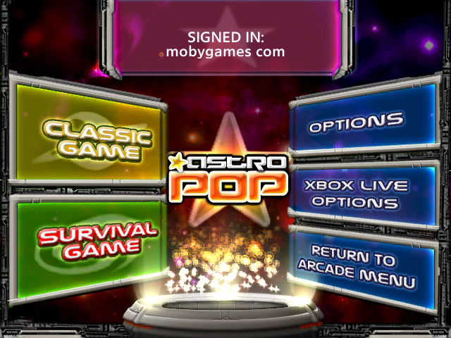 Screenshot of AstroPop Deluxe (Xbox, 2004) - MobyGames