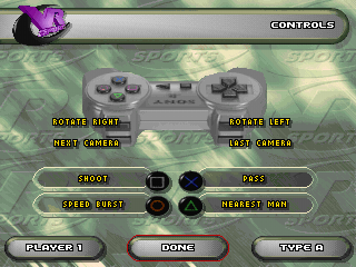 Screenshot of VR Soccer '96 (PlayStation, 1995) - MobyGames