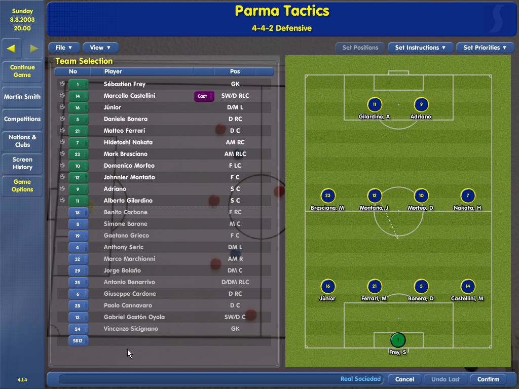 Screenshot of Championship Manager: Season 03/04 (Windows, 2003 ...