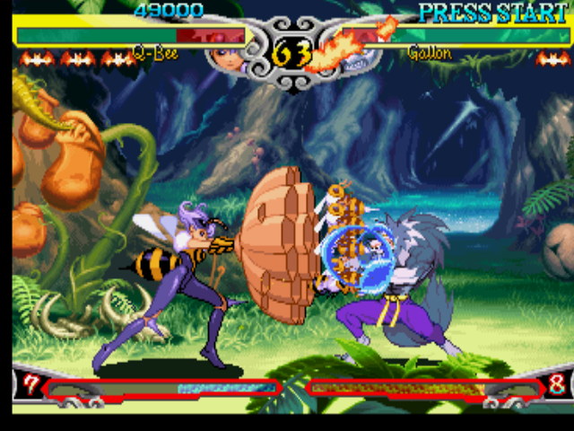Screenshot of Darkstalkers 3 (PlayStation, 1997) - MobyGames