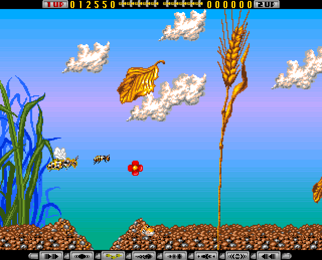 Screenshot of Apidya (Amiga, 1992) - MobyGames