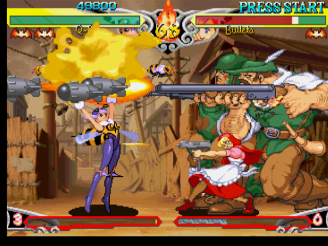 Screenshot of Darkstalkers 3 (PlayStation, 1997) - MobyGames