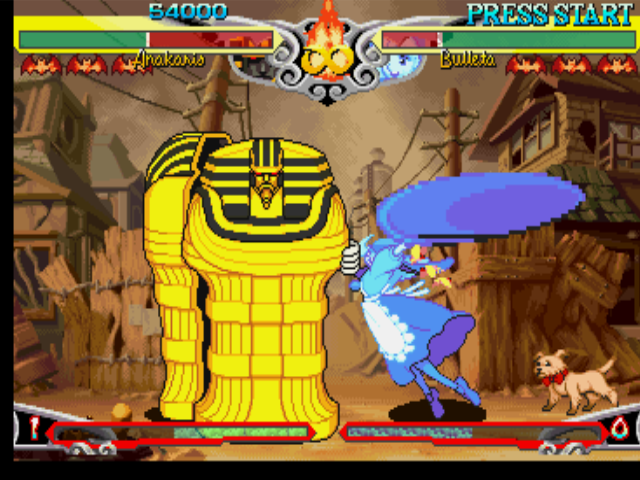 Screenshot of Darkstalkers 3 (PlayStation, 1997) - MobyGames